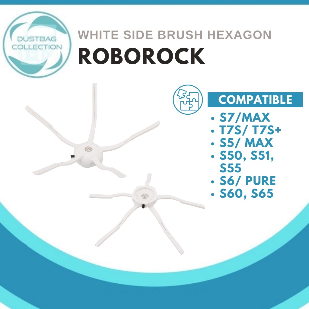 Jual Roborock Side Brush S7, S7 MAX, T7S, T7S+, S50 S55, S5MAX S5 Max ...