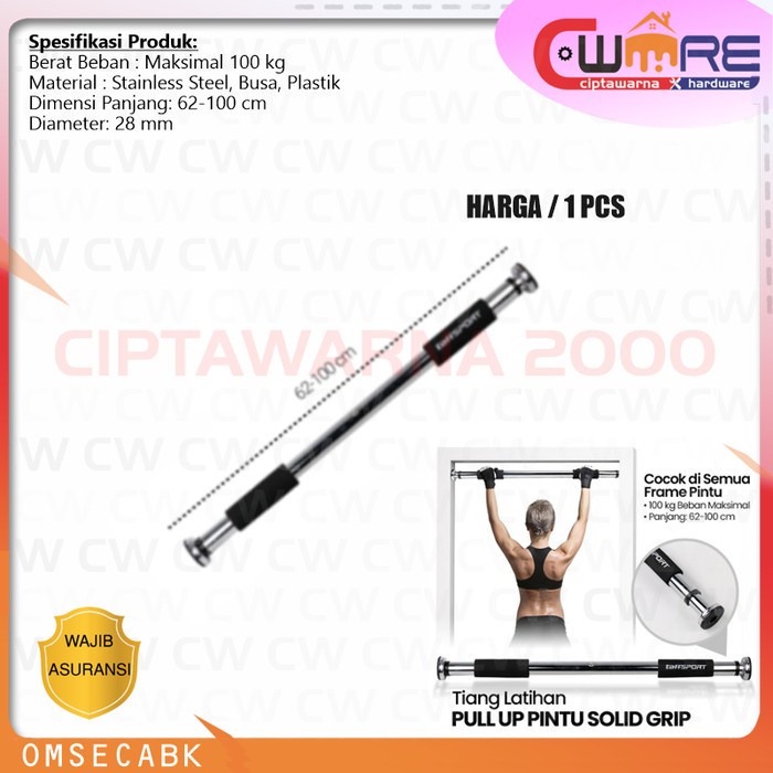Jual Potence Pull Up Bar Door Chinning Alat Fitness Olahraga Rumah ...