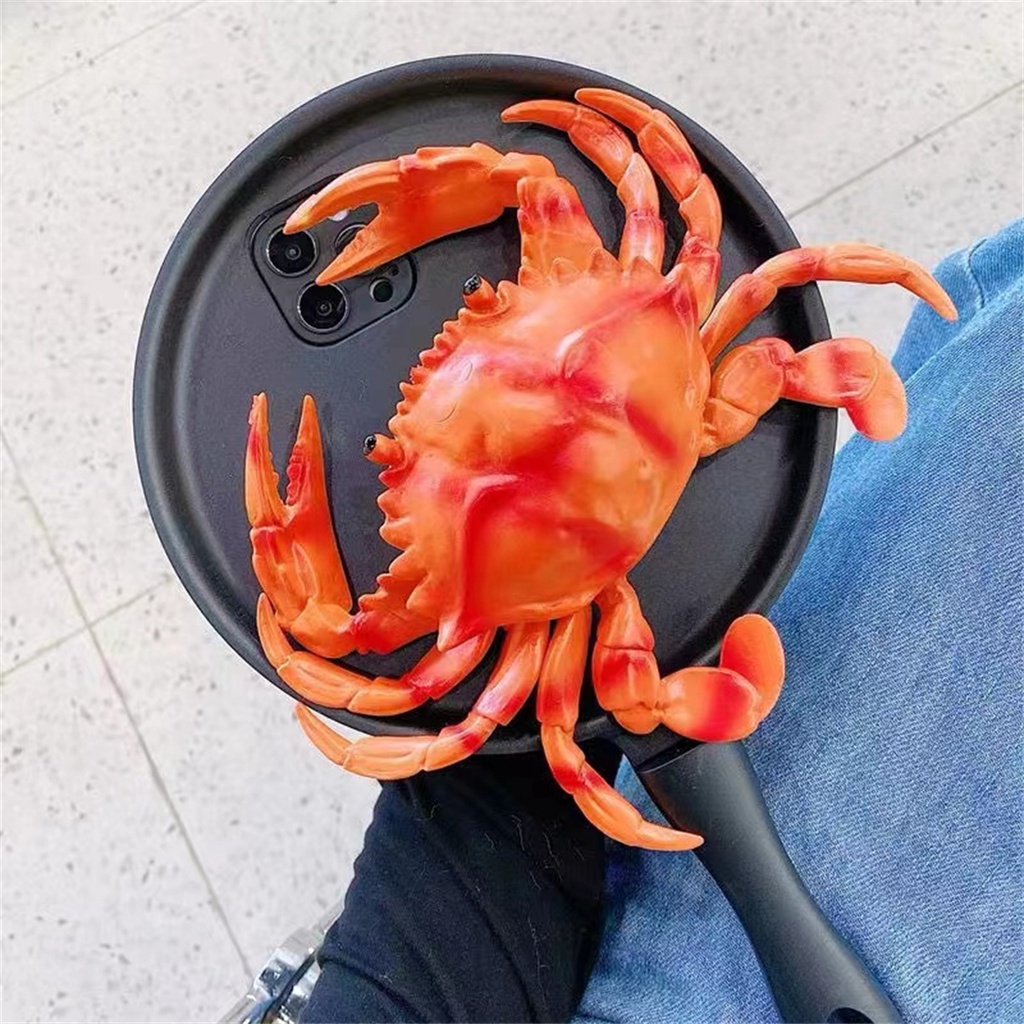 Jual Fun Casing Krab Lembut Menyenangkan Casing Untuk IPhone 17 Air 16 ...