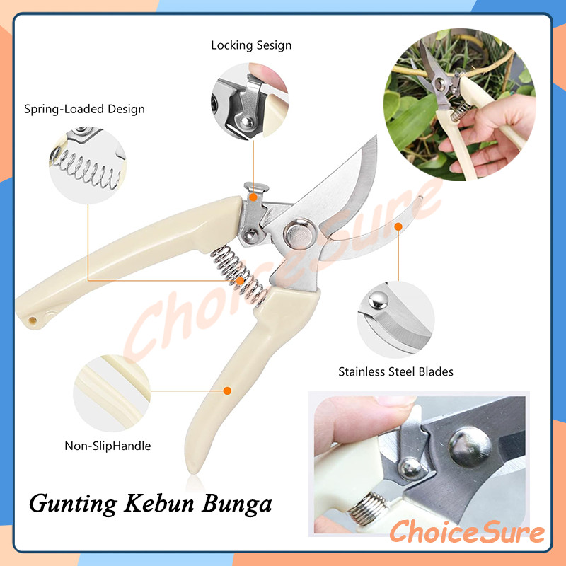 Jual Gunting Kebun Bunga / Gunting Dahan Ranting Bunga / Gunting ...