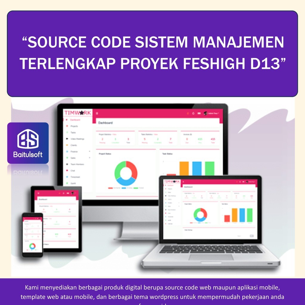 Jual SOURCE CODE SISTEM MANAJEMEN TERLENGKAP PROYEK FESHIGH D13 | Shopee Indonesia