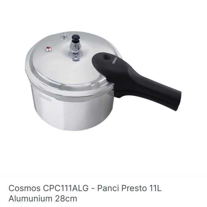 Jual Cosmos Panci Presto 11 Liter Alumunium 28cm - CPC111ALG | Shopee ...