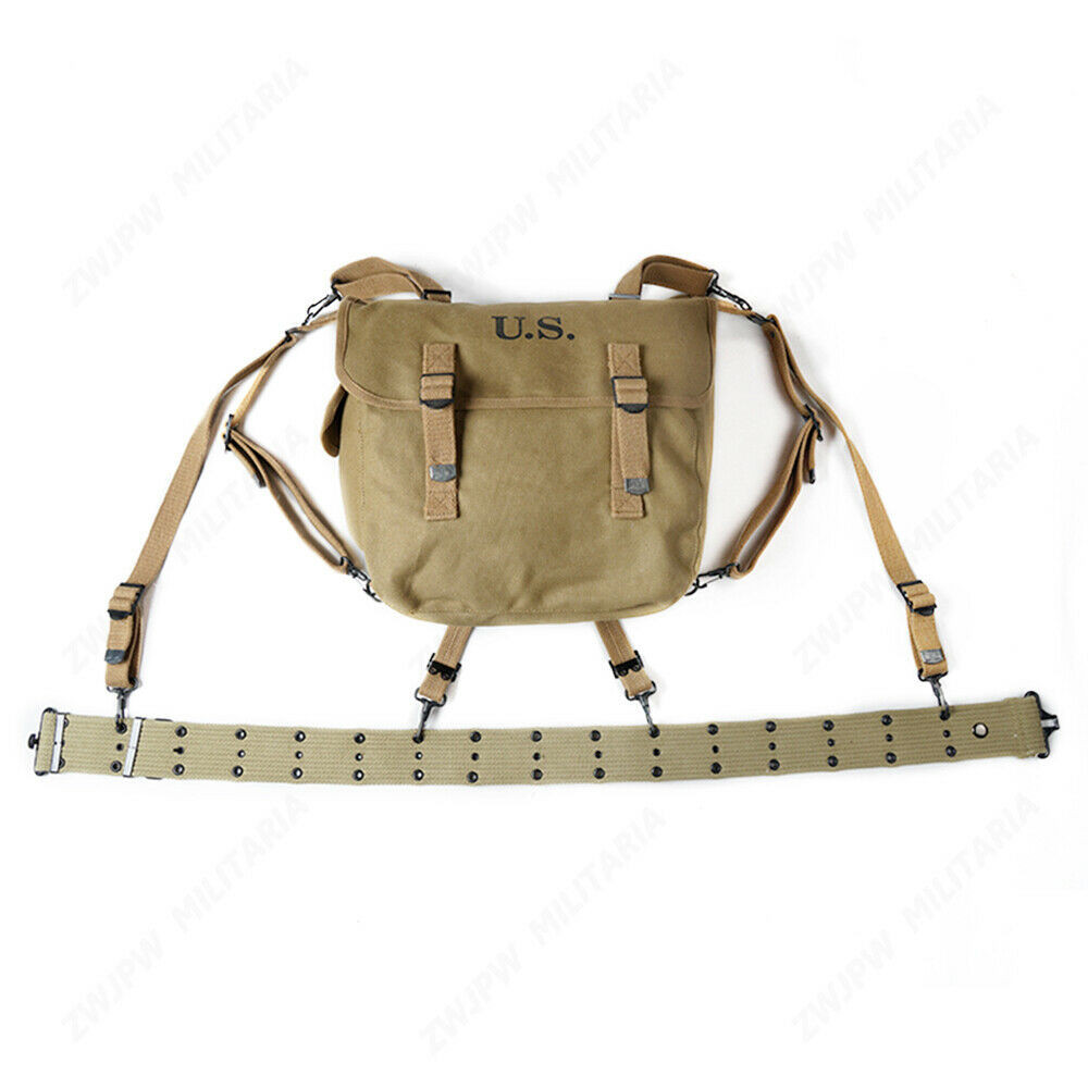 Jual WWII WW2 US ARMY SOLDIER M36 BACKPACK AND US BELT X-STRAPS ...
