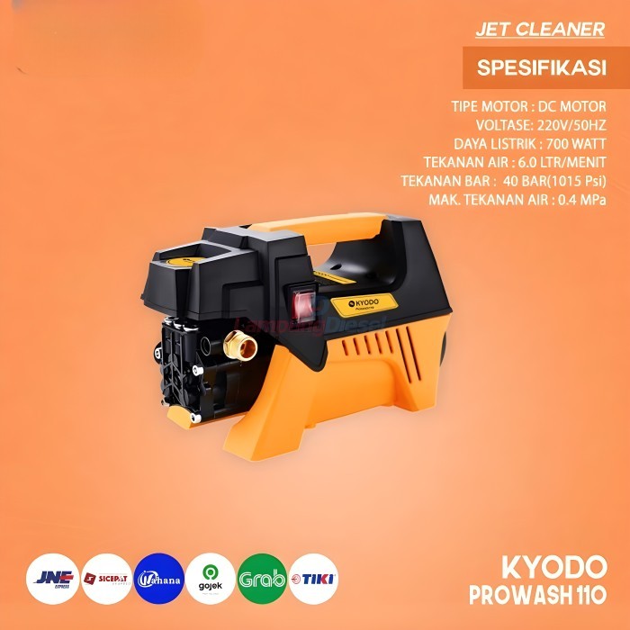 Jual Mesin Steam Cuci Ac Mobil Motor Jet Cleaner Kyodo Prowash 110/120 ...