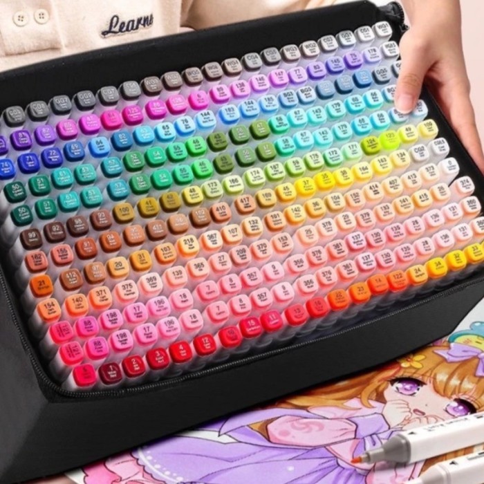 Jual Touchfive Touchnew Marker Spidol 120 Colors Twin Marker Sketsa ...
