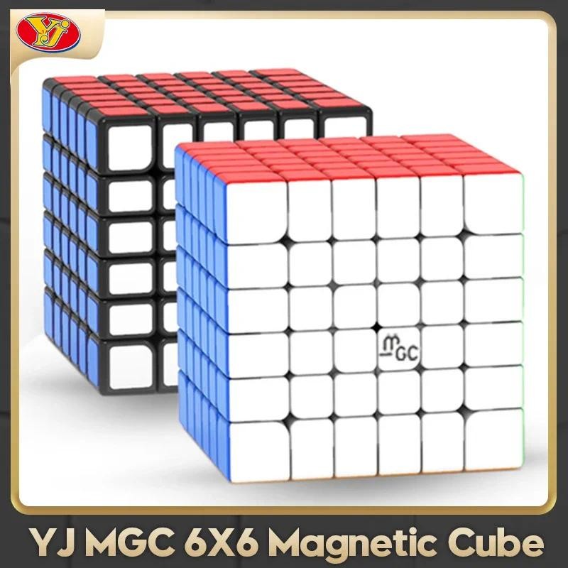 Jual YJ MGC 6x6 M Magnetic Magic Speed Cube Stickerless Professional ...