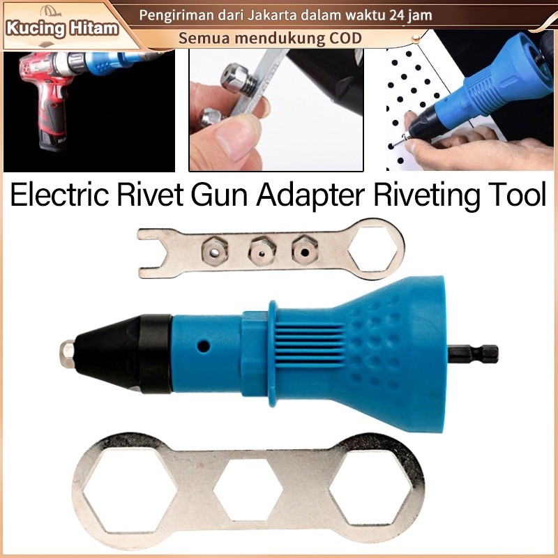 Jual Alat Rivet Tang Rivet Ripet Sambung Konverter Bor Rivet Gun ...