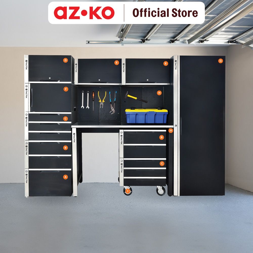 Jual AZKO Tactix Loker Besi Rak Garasi File Cabinet Kabinet Tempat ...