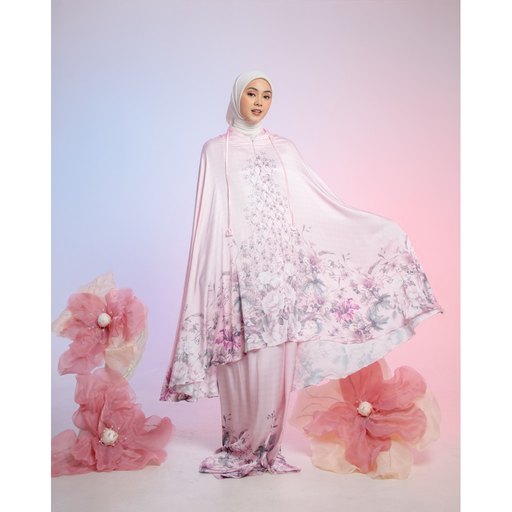 Jual Naeka Mekana Raya Silk Premium Printing 2in1 Travel Friendly Free ...