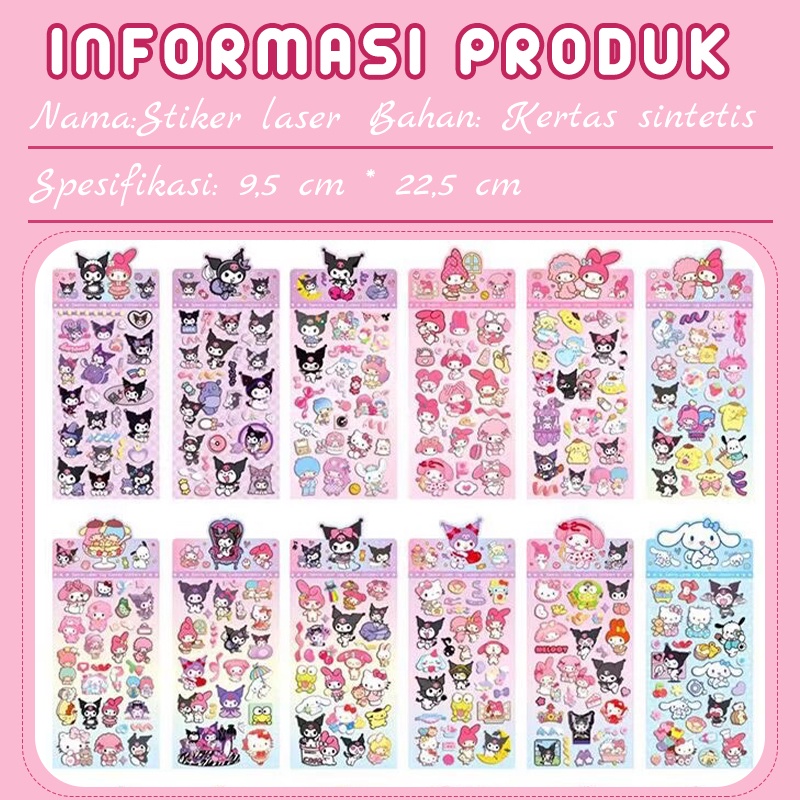 Jual Sticker Sachet SANRIO Sticker Pack My Melody Hello kitty ...