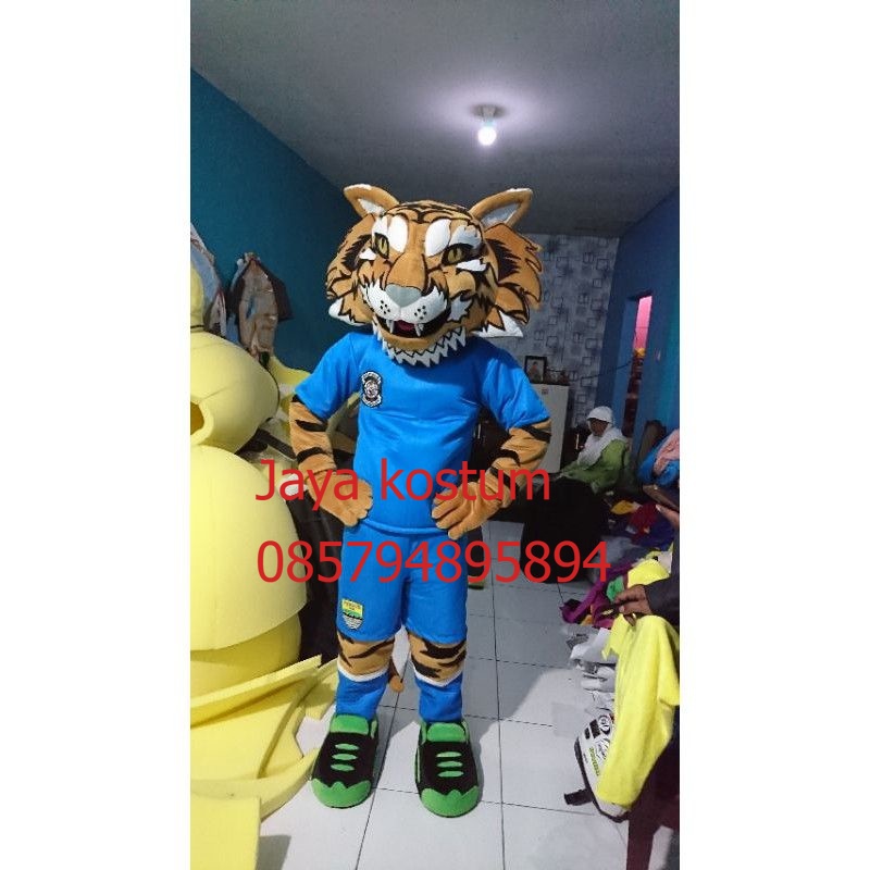 Jual Kostum badut maskot harimau | Shopee Indonesia
