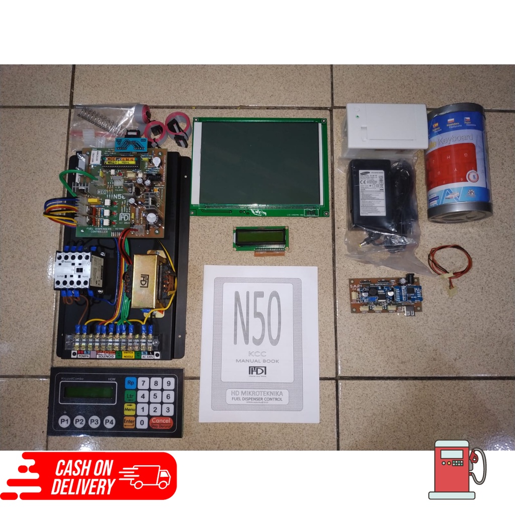 Jual SET CPU POM MINI HDM N50 LCD Display Lengkap + Plat Relay Trafo ...