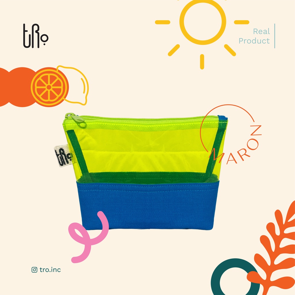 Jual Tro Inc Maron Dompet Wanita Pouch Mika Neon | Shopee Indonesia