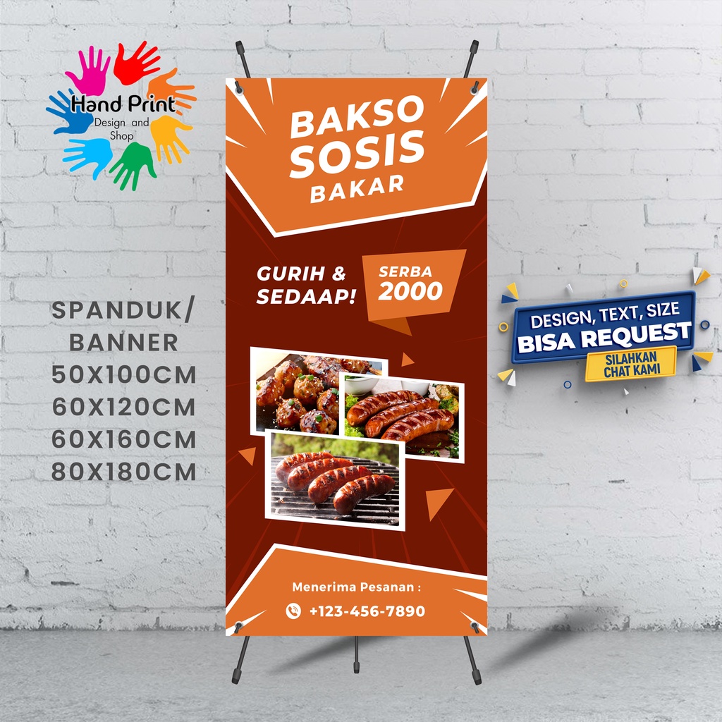 Jual SPANDUK BANNER Barbeque Daging Bakar Sosis Bakar Bakso Bakar Ayam ...