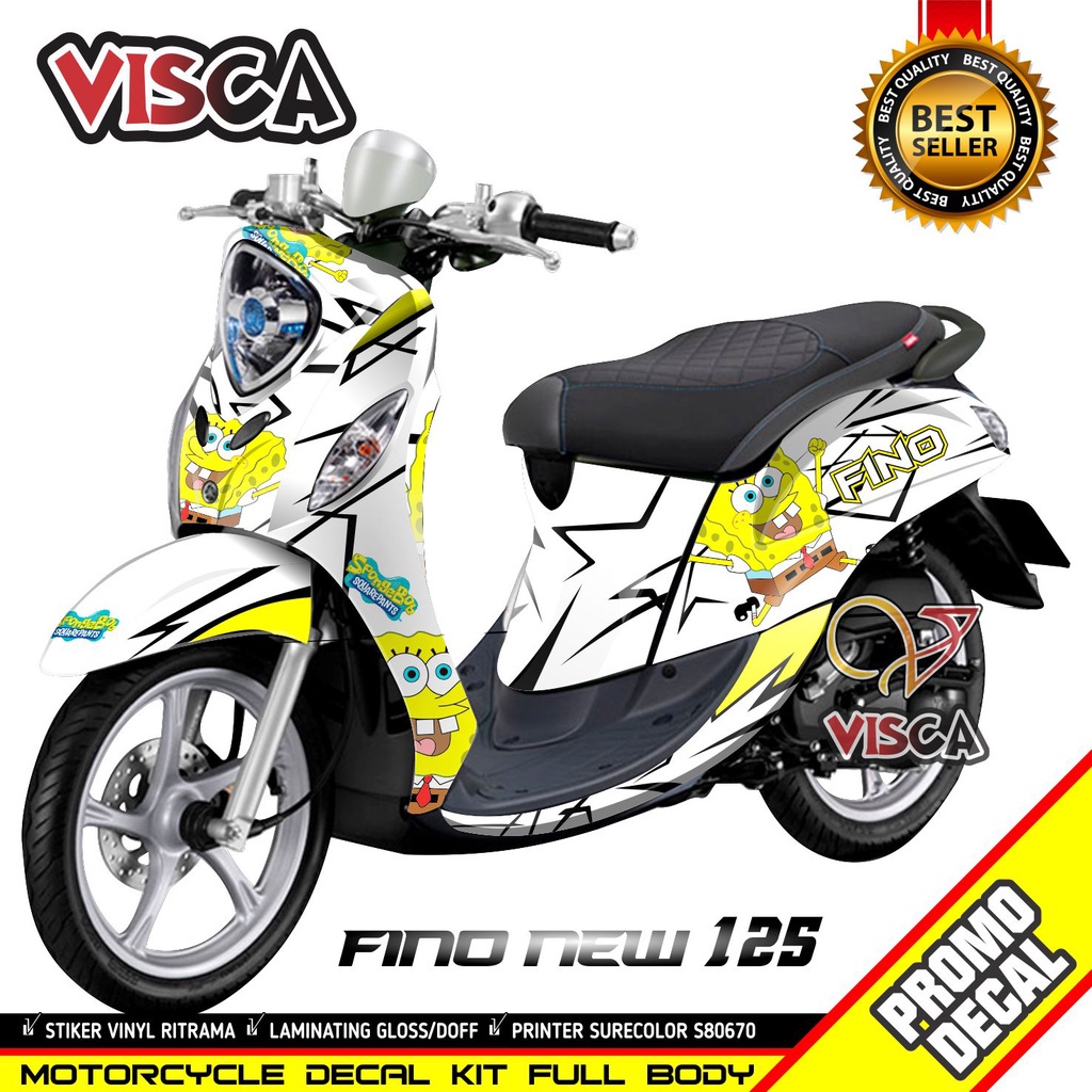 Jual Decal Fino 125 Full Body Stiker Fino 125 Full Body Variasi Stiker ...