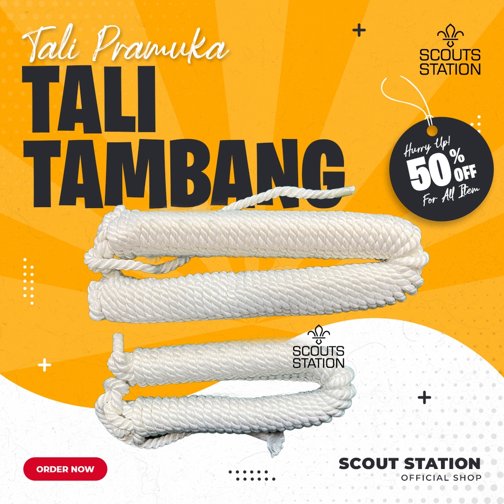 Jual Tali Pramuka Marlon dan Serat / Tali Pramuka Marlon / Tali Pramuka ...