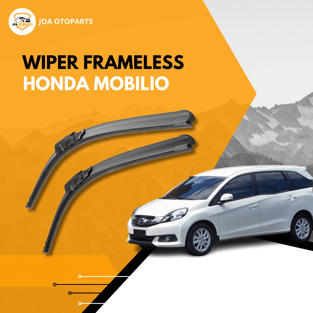 Jual [COD] Wiper Mobil Honda Mobilio Frameless 1 Set Kiri dan Kanan ...