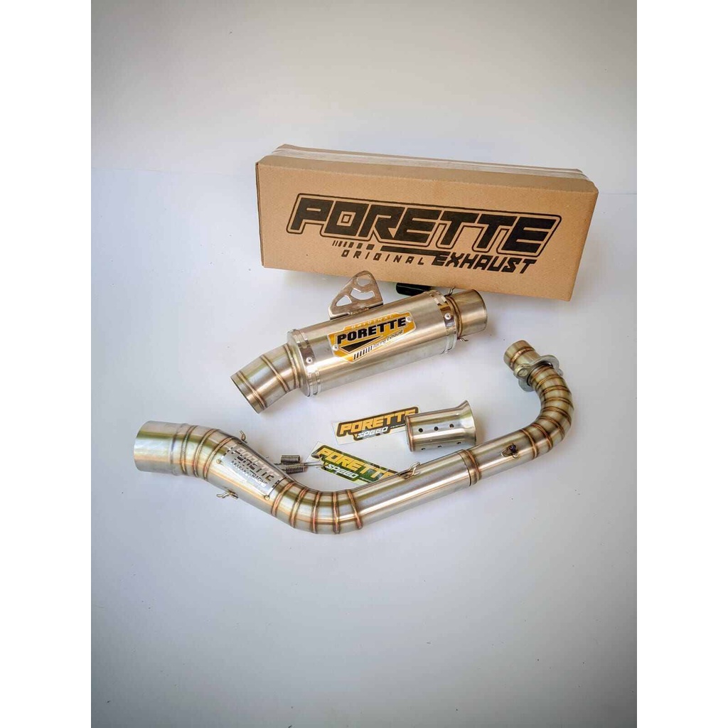 Jual KNALPOT PORETTE DRAG BORE UP KOMPETISI IN 50 BEAT MIO VARIO AEROX ...