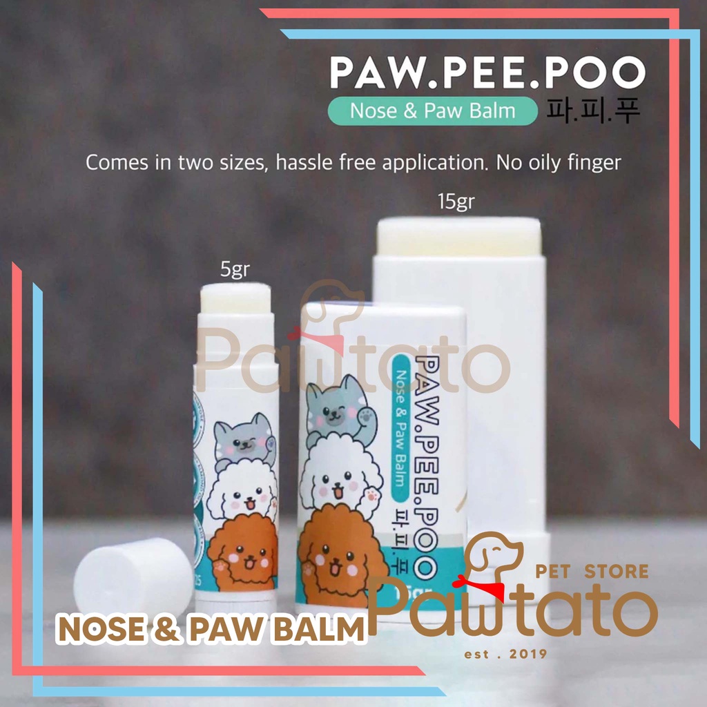 Jual Pelembab Hidung Anjing Paw Pee Poo Nose & Paw Balm Pet Dog Lembut ...
