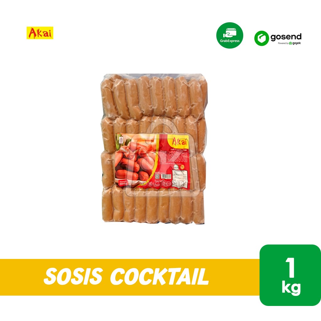Jual Sosis Sapi Mini Beef Cocktail Sausage AKAI 1 kg (KHUSUS INSTANT ...