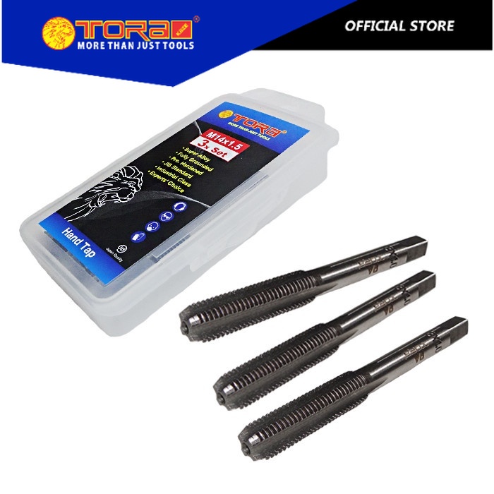 Jual TORA Hand Tap Set 3 Pcs M14 x 1,5 - Tap Ulir Drat Baut | Shopee ...