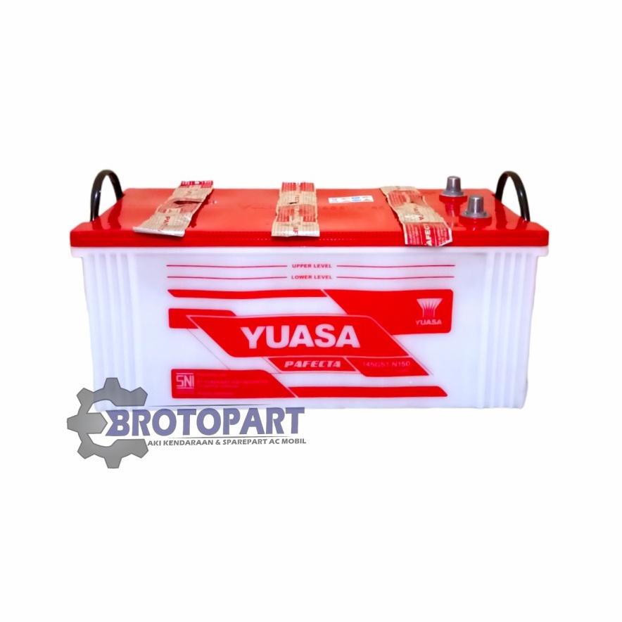Jual Aki Mobil Genset dan Alat Berat Accu Original Yuasa N150 145G51 12V 150Ah Aki Basah ...
