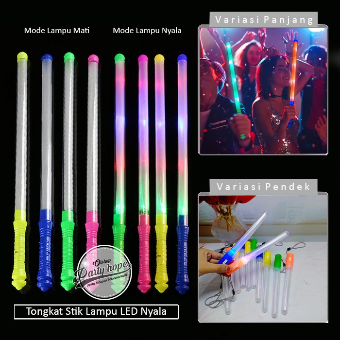 Jual Stick LED / Tongkat Stik Lampu Nyala / Light Stick Konser Lampu ...