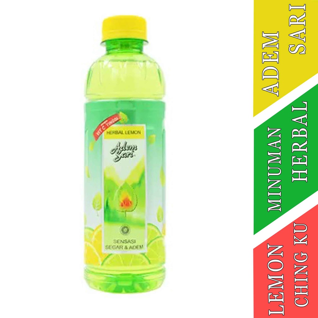Jual Rasa Lemon Ching Ku - Adem Sari - Minuman Herbal - 350ml | Shopee ...