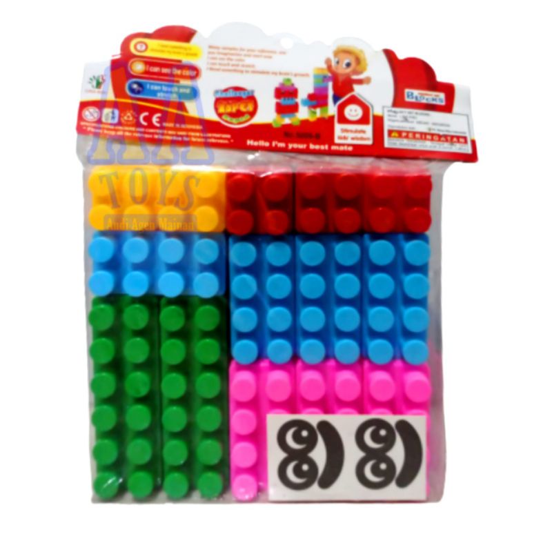 Jual Mainan Anak Blok Bongkar Pasang Isi 28 pcs / Mainan Anak Laki-laki ...