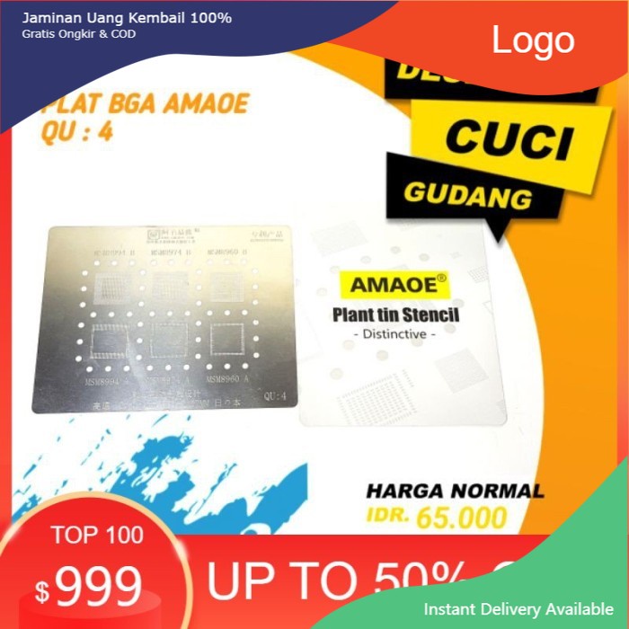 Jual PLAT BGA AMAOE QU4 | Shopee Indonesia