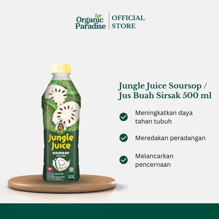 Jual Jus Buah Sirsak 500 Ml Juice Soursop 500 Ml Jungle Juice Shopee Indonesia