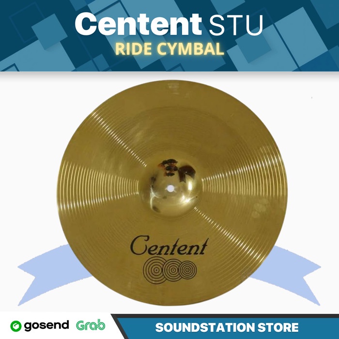 Jual CENTENT STU Ride Cymbal | Simbal 20 22 24 Inch | Shopee Indonesia