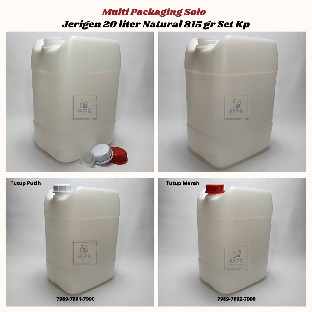 Jual Jerigen 20 L Nat Hdpe / Jerigen Hdpe / Jerigen / Jerigen Madu ...