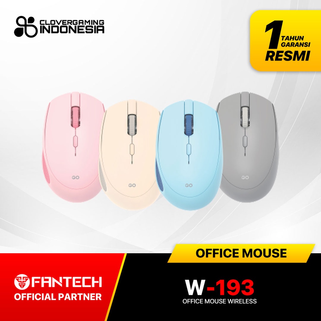 Jual Fantech W193 W-193 Go Dual Mode 2,4Ghz Wireless Office Mouse W 193 ...