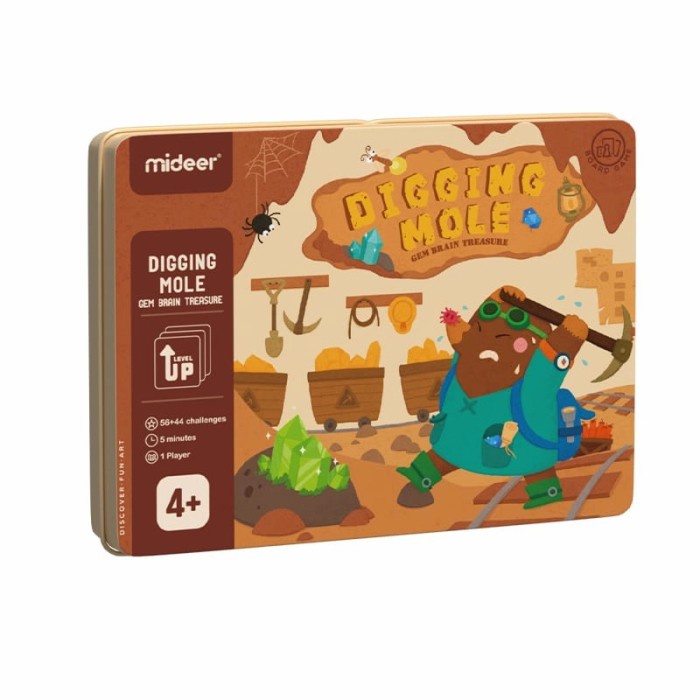 Jual mideer digging mole gem brain treasure logic game sudoku board ...