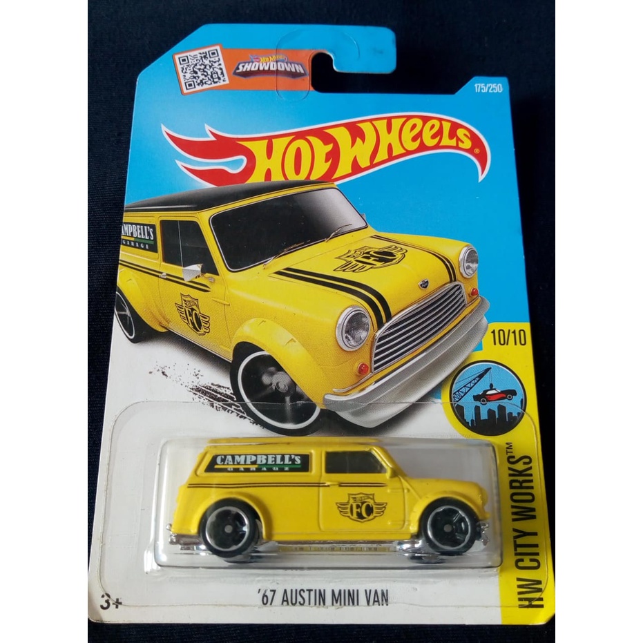Jual Hot Wheels - 67 Austin Mini Van HW City Works Campbell's Yellow ...