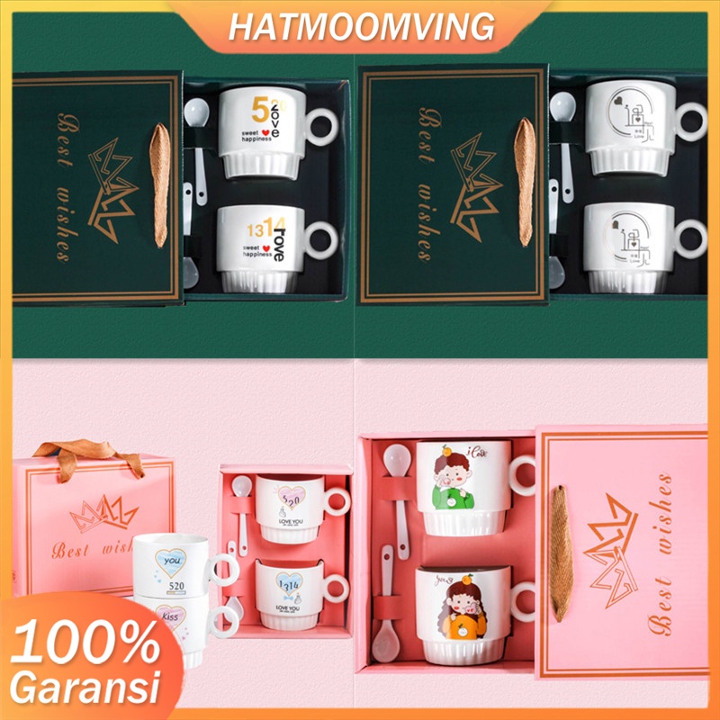 Jual Set mug pasangan / Hadiah unik / Mug pasangan bernilai tinggi /Mug ...