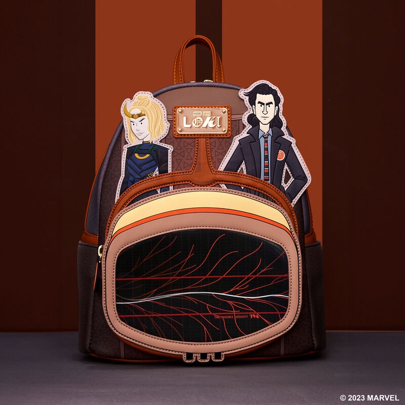 Jual Loungefly Marvel Loki TVA Multiverse Lenticular Mini Backpack ...