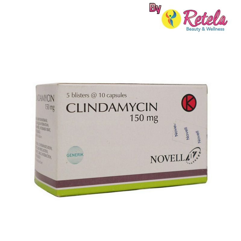 Jual CLINDAMYCIN 150MG 1 STRIP 10 CAPSUL | Shopee Indonesia