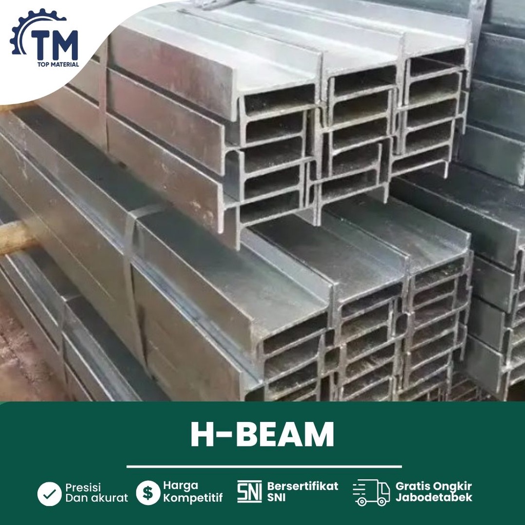 Jual Besi H-Beam 200 x 200 x 8 x 12mm x 12M Merek LS SNI - Ready GG | Shopee Indonesia