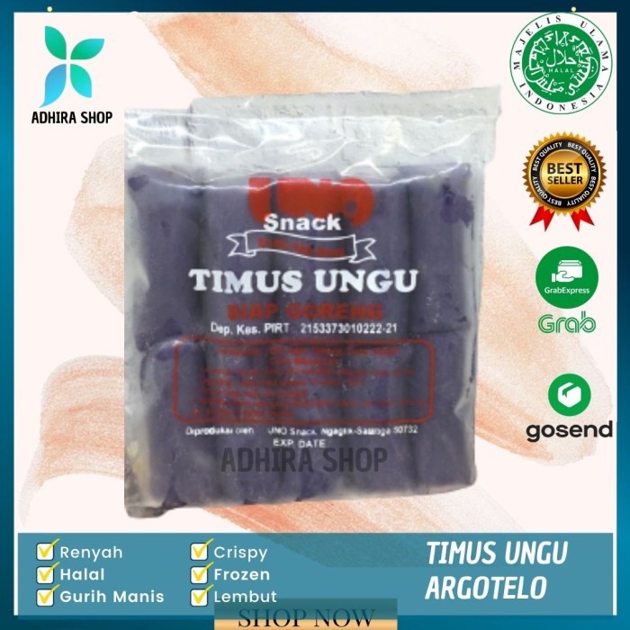 Jual Timus Ubi Ungu Argotelo Khas Salatiga Frozen Food | Shopee Indonesia