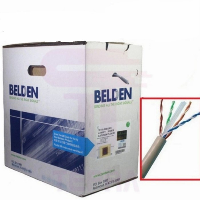 Jual BELDEN Cable UTP Rj45 Cat5e 300 Meter | Shopee Indonesia