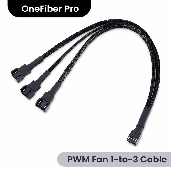 Jual Kabel Fan Splitter 4 pin PWM Extension 1 to 3 - 30 cm / 0.3 meter ...