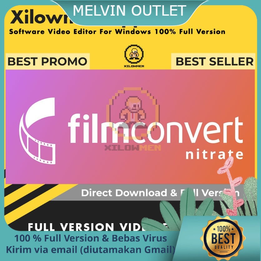 Jual [Full Version] FilmConvert Nitrate Pro Video Editor Lifetime WIN ...