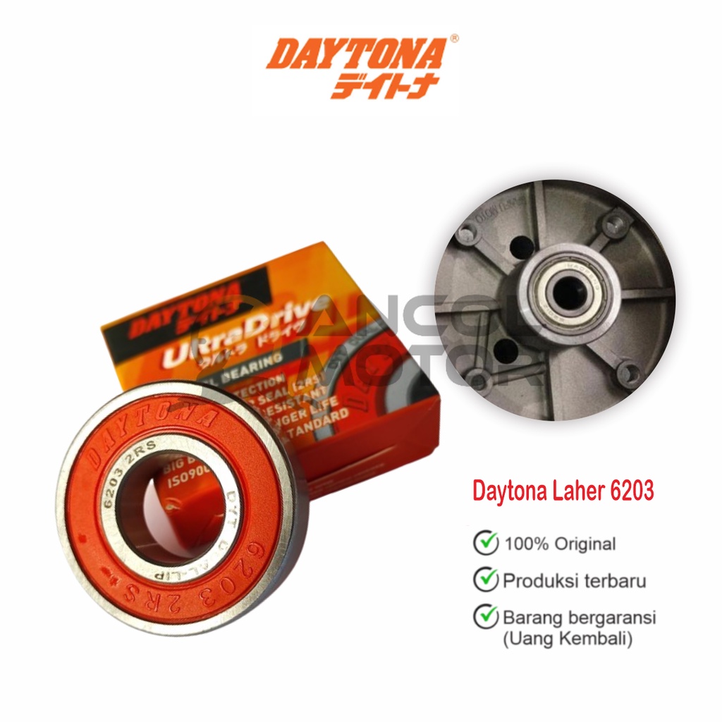 Jual Daytona UltraDrive Bearing Laher 6203 2RS Wheel Bantalan Roda ...