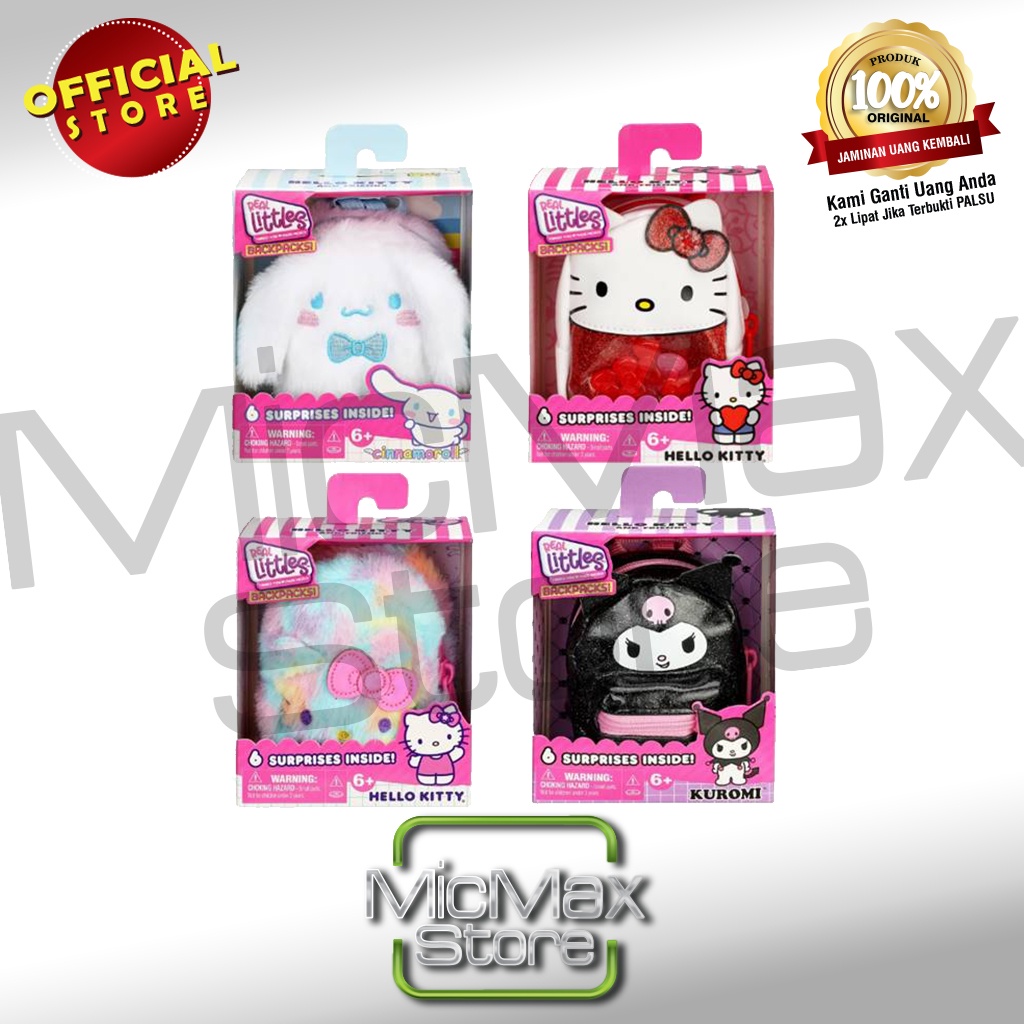 Jual Real Littles SANRIO W1 Hello Kitty Mini Backpacks 25421 | Shopee ...