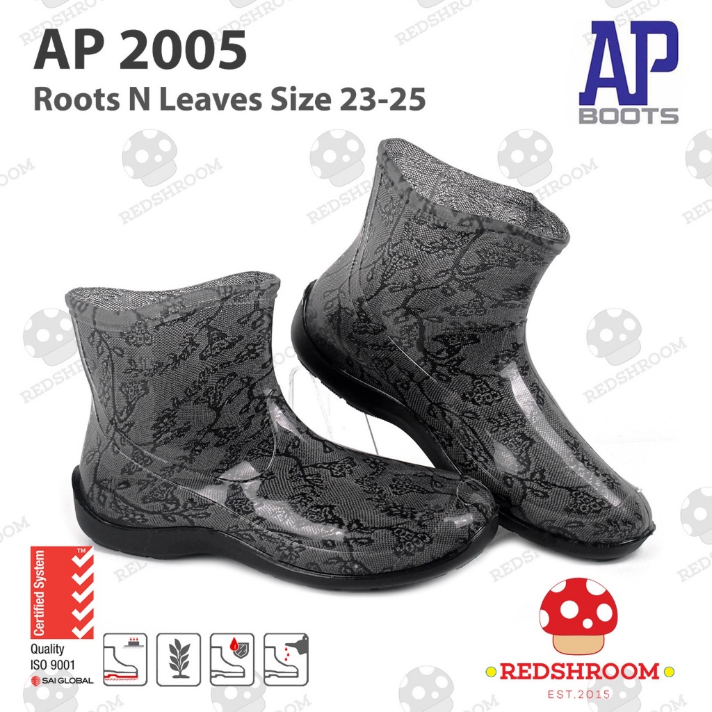 Jual Sepatu Boot Pendek AP 2005 ROOTS N LEAVES AP Boots Fashion Karet ...