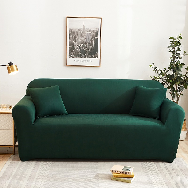 Jual IJU073 Cover Sofa Sarung Sofa Polos 1/2/3/4 Seater/Sofa Cover ...