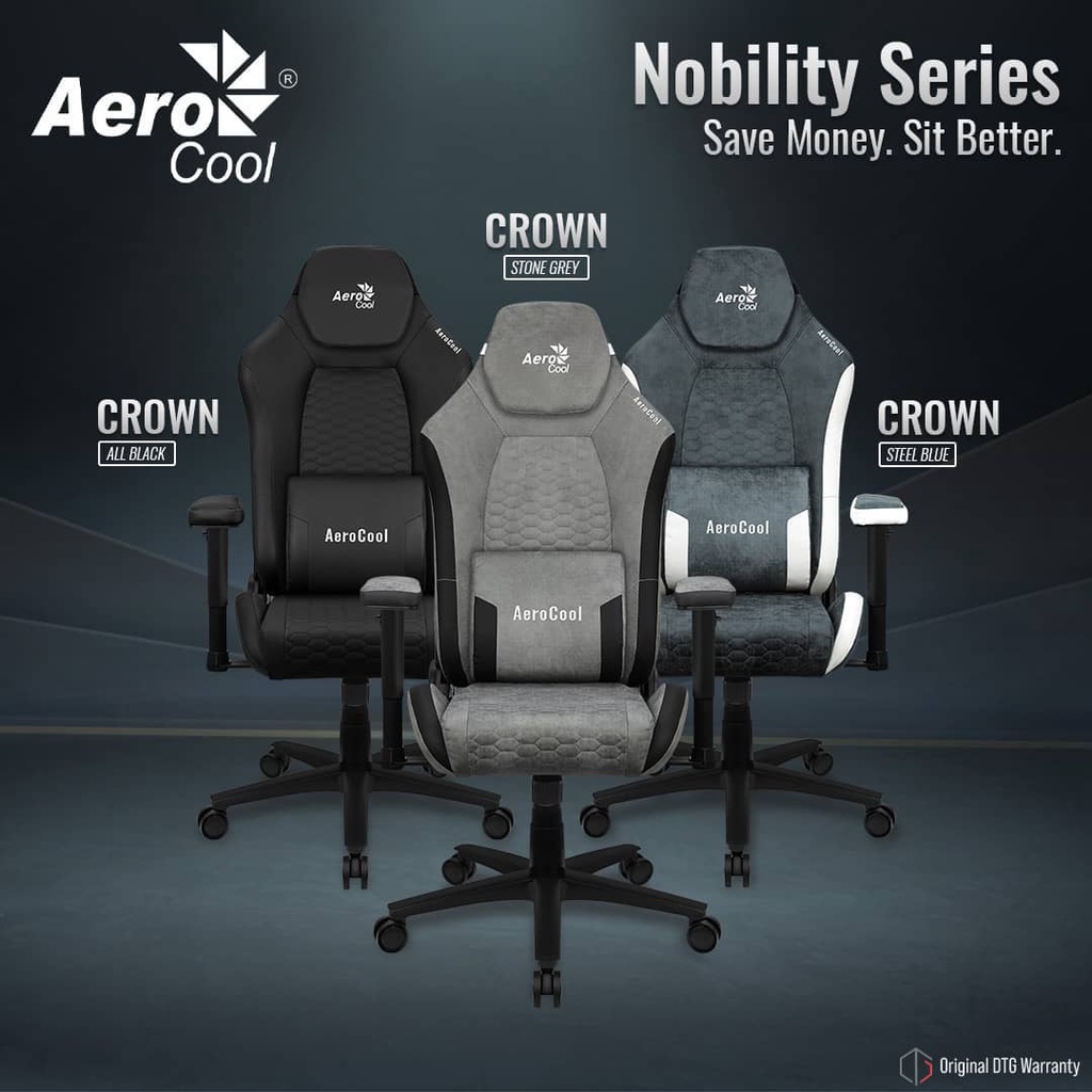 Jual AeroCool Crown AeroSuede - Gaming Chair Kursi Gaming | Shopee ...