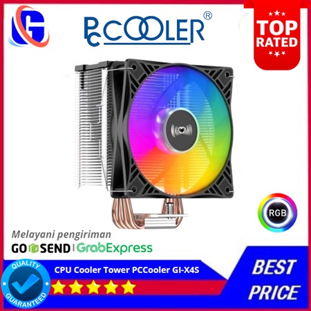 Jual CPU Cooler Tower PCCooler GI-X4S | HSF CPU Air Cooler for Intel ...